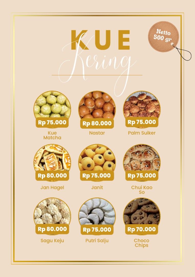 Kue Kering edisi Lebaran rasa enak harga premium, Makanan & Minuman ...