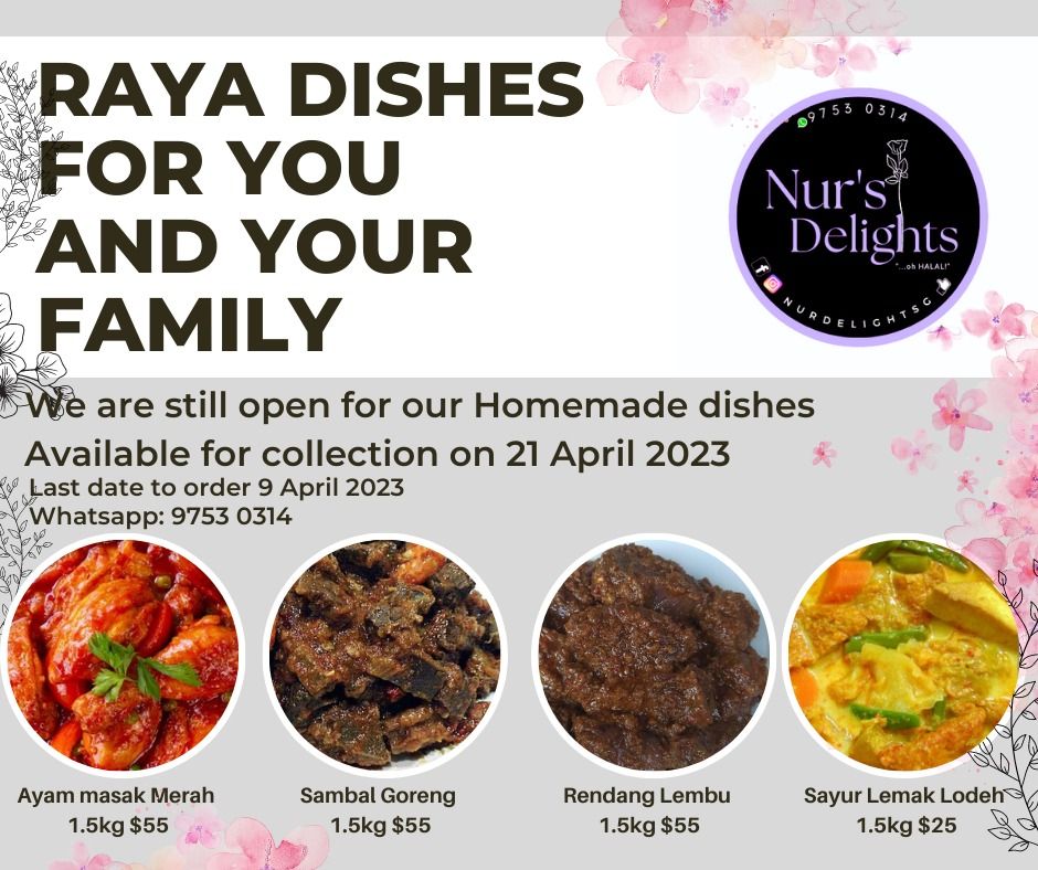 Lauk Raya, Food & Drinks, Local Eats on Carousell