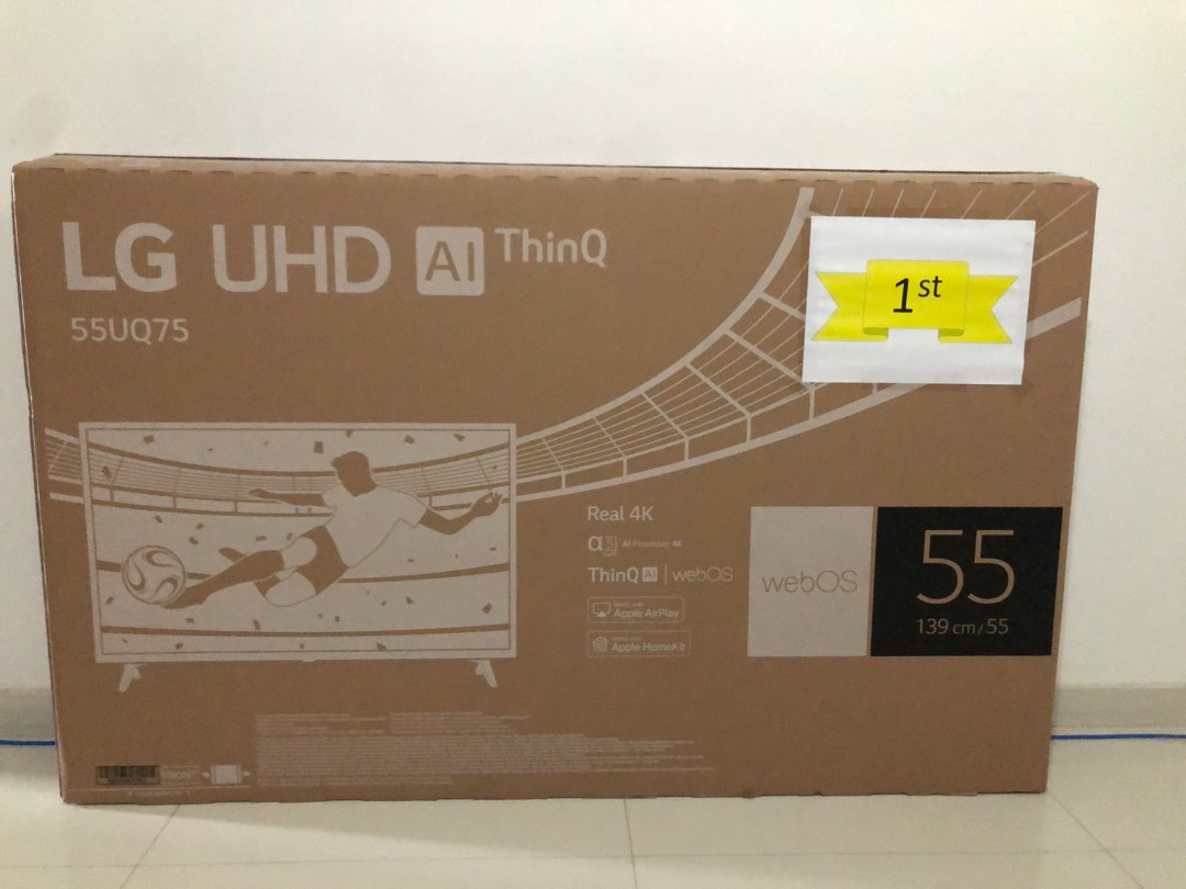 LG 55 inch UQ75 Series 4K Smart UHD TV with AI ThinQ®, TV & Home ...