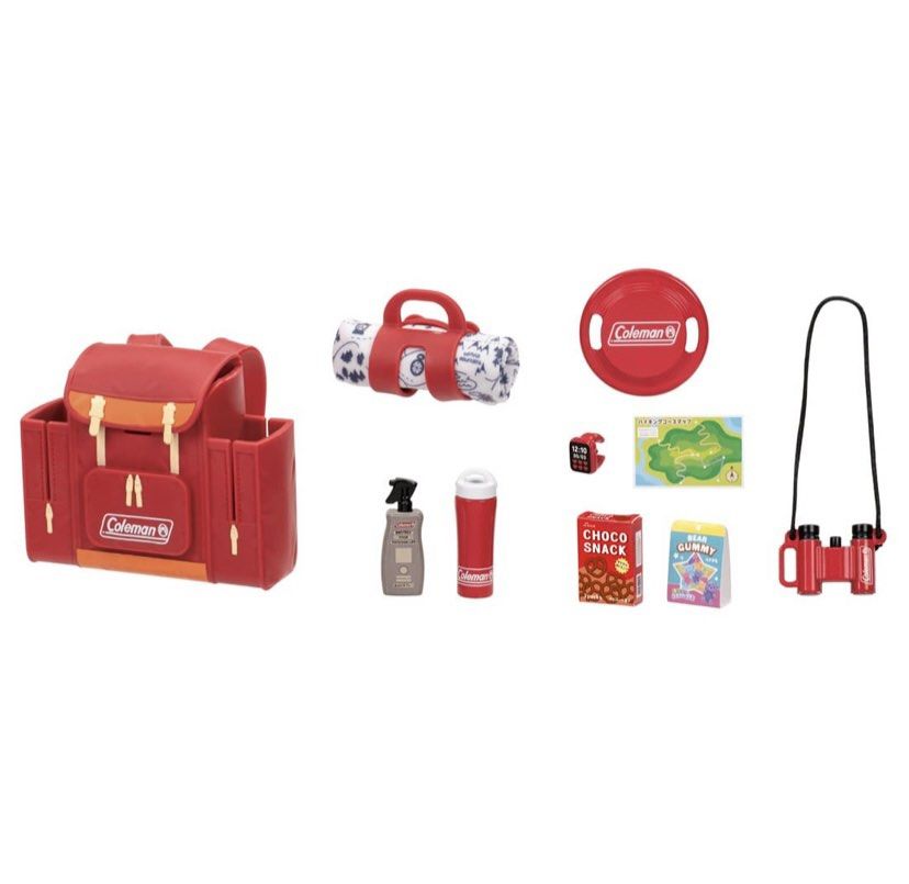 Licca Doll LD-09 Camp Licca /Licca Accessory LG-07 Camp & Rucksack Set/LF-09 Camp Chair & Table ...