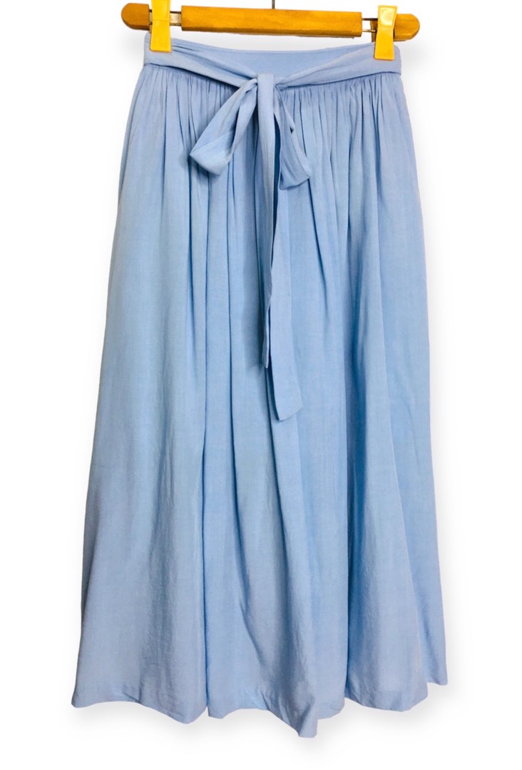 Light Blue Skirt, Women's Fashion, Bottoms, Skirts on Carousell