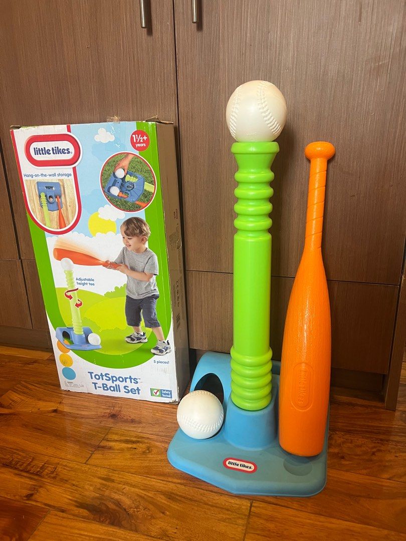 Little tikes Baseball Tot Sports TBall set, Babies & Kids, Infant ...
