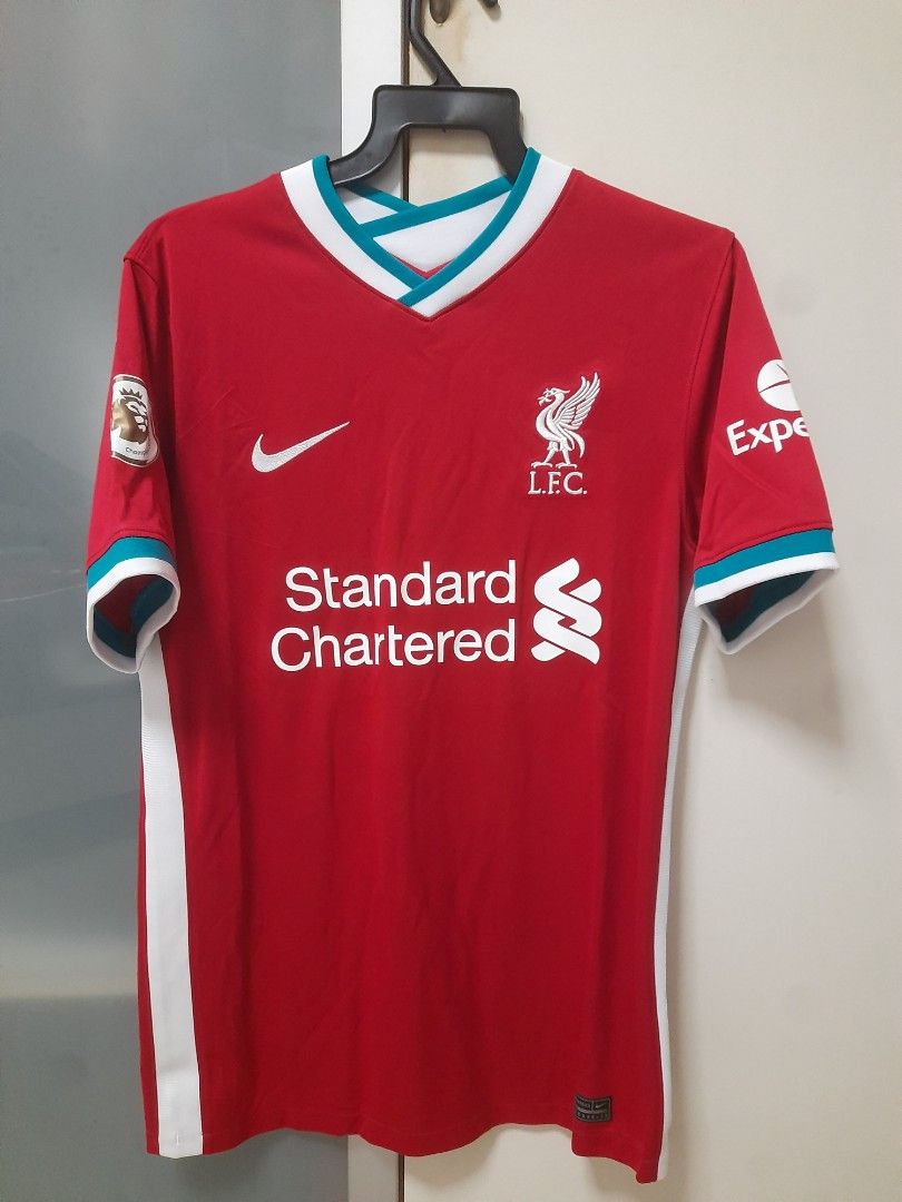 Liverpool FC 20/21 Stadium Home Kit with Van Dijk nameset & Champions ...