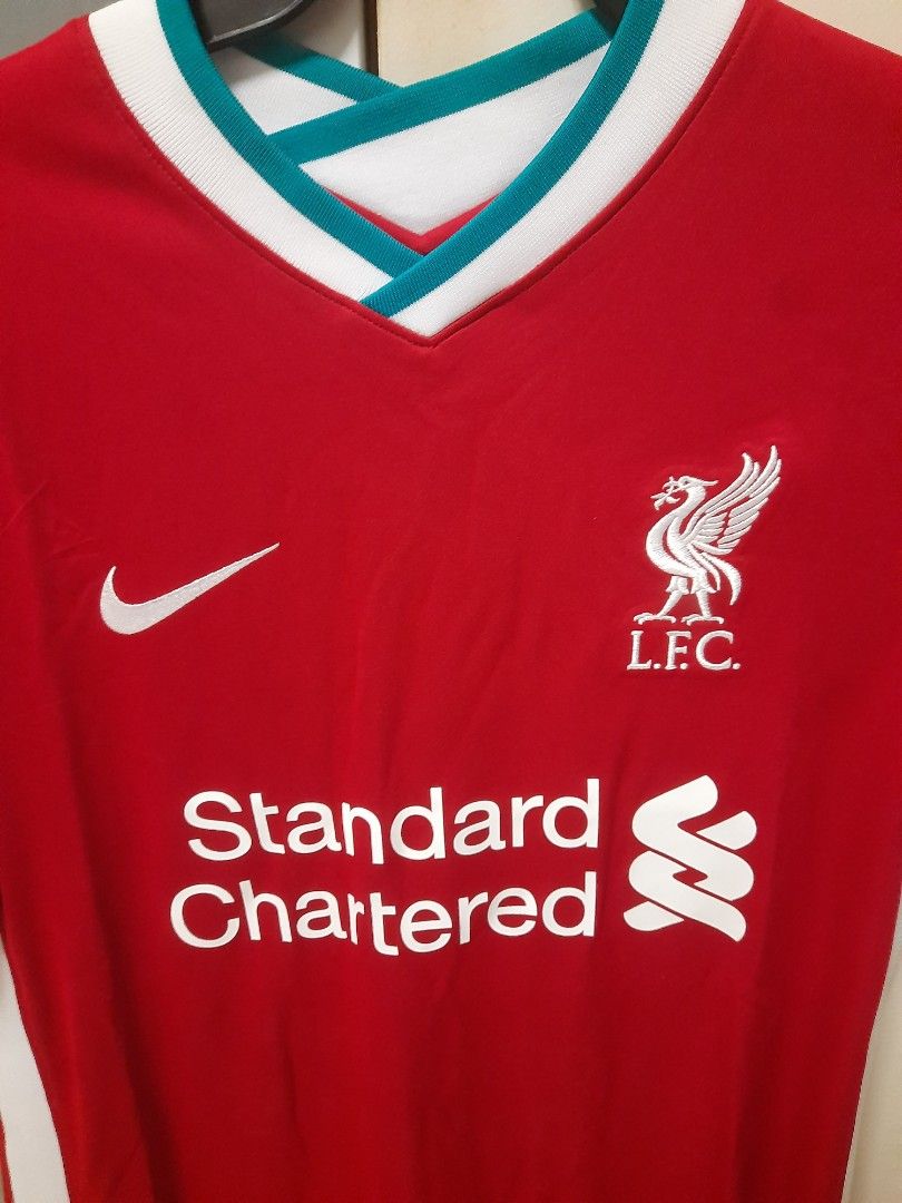 Liverpool FC 20/21 Stadium Home Kit with Van Dijk nameset & Champions ...