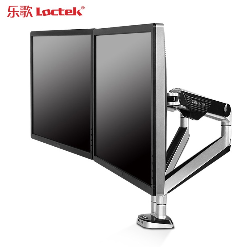 Loctek D8D dual monitor arm with desktop clamp only, Computers & Tech ...