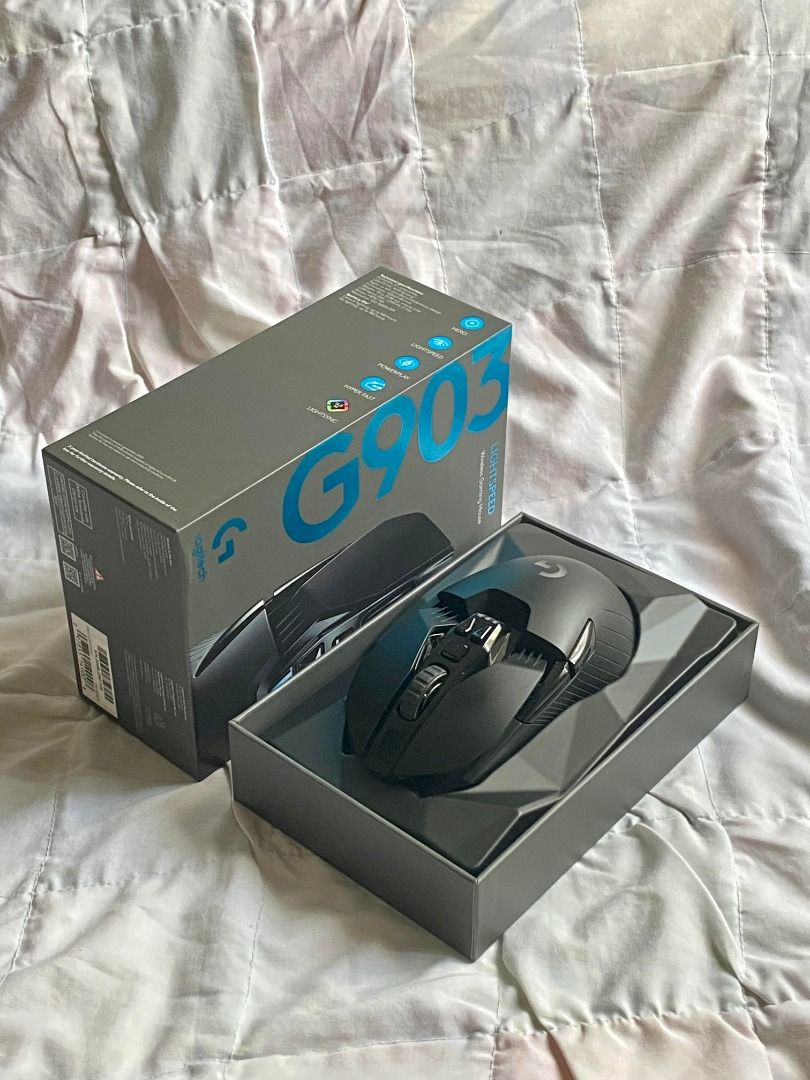 Logitech G903 HERO 25K Lightspeed Wireless Gaming Mouse, Computers ...