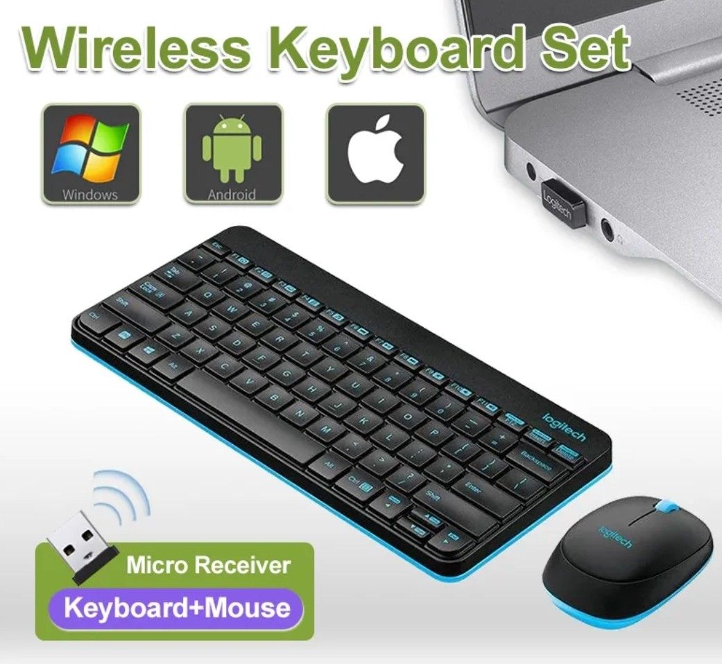Logitech Wireless Keyboard Set Computers And Tech Parts And Accessories Computer Keyboard On