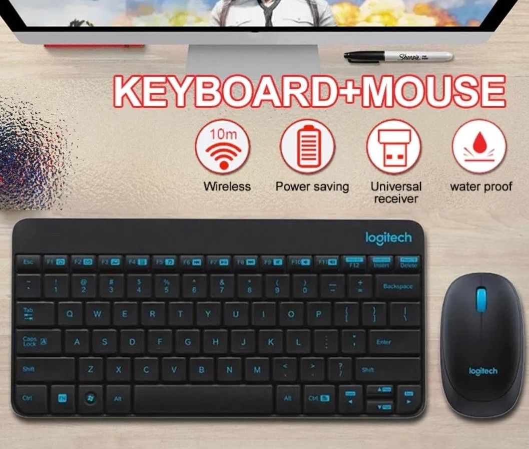 Logitech Wireless Keyboard Set Computers And Tech Parts And Accessories Computer Keyboard On