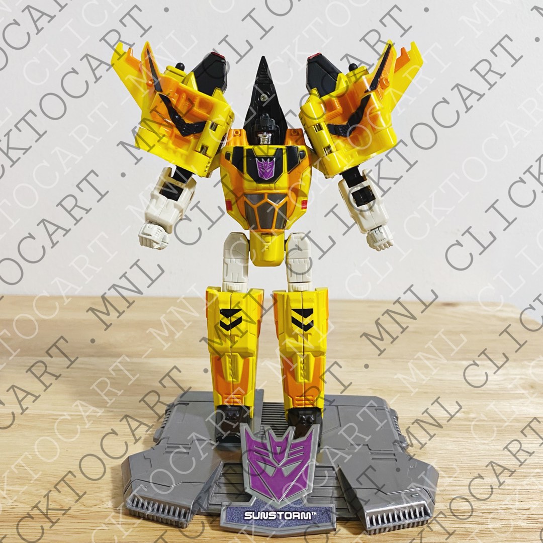 Loose Titanium Series Diecast Sunstorm Transformers, Hobbies & Toys ...