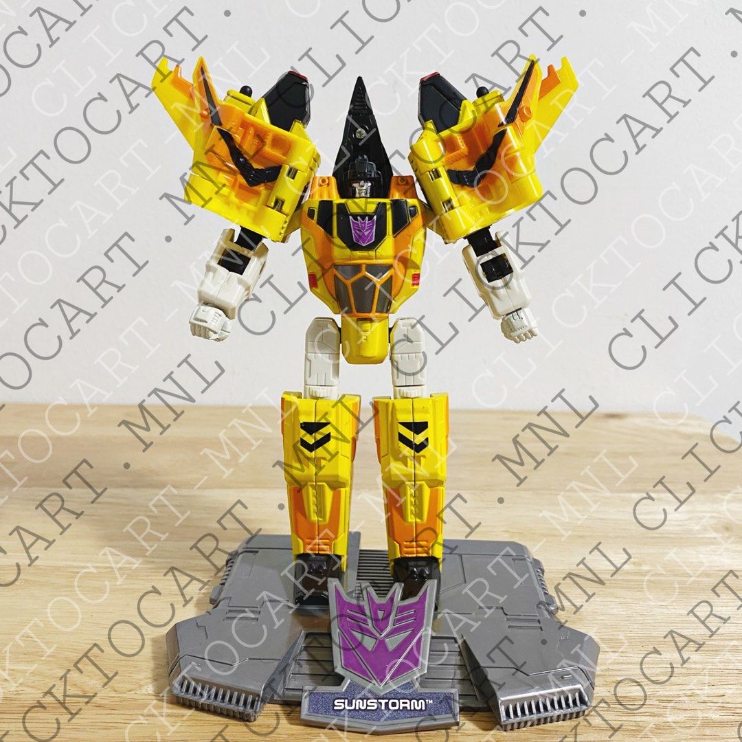 Loose Titanium Series Diecast Sunstorm Transformers, Hobbies & Toys ...