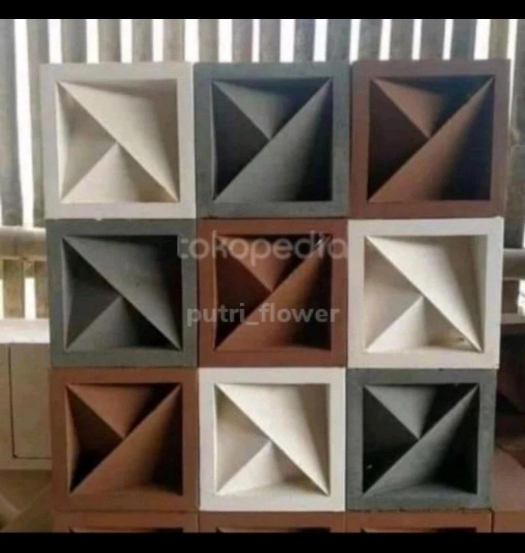 Loster beton minimalis ukuran 20x20, Perabotan Rumah di Carousell
