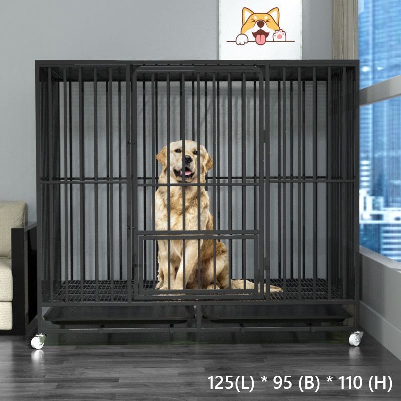 L/XL/XXL Foldable Cage Thick Collapsible Cage Crate Solid Steel Anti ...