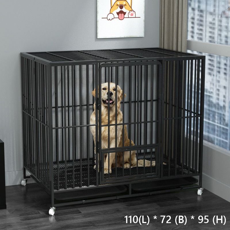 L/XL/XXL Foldable Cage Thick Collapsible Cage Crate Solid Steel Anti ...