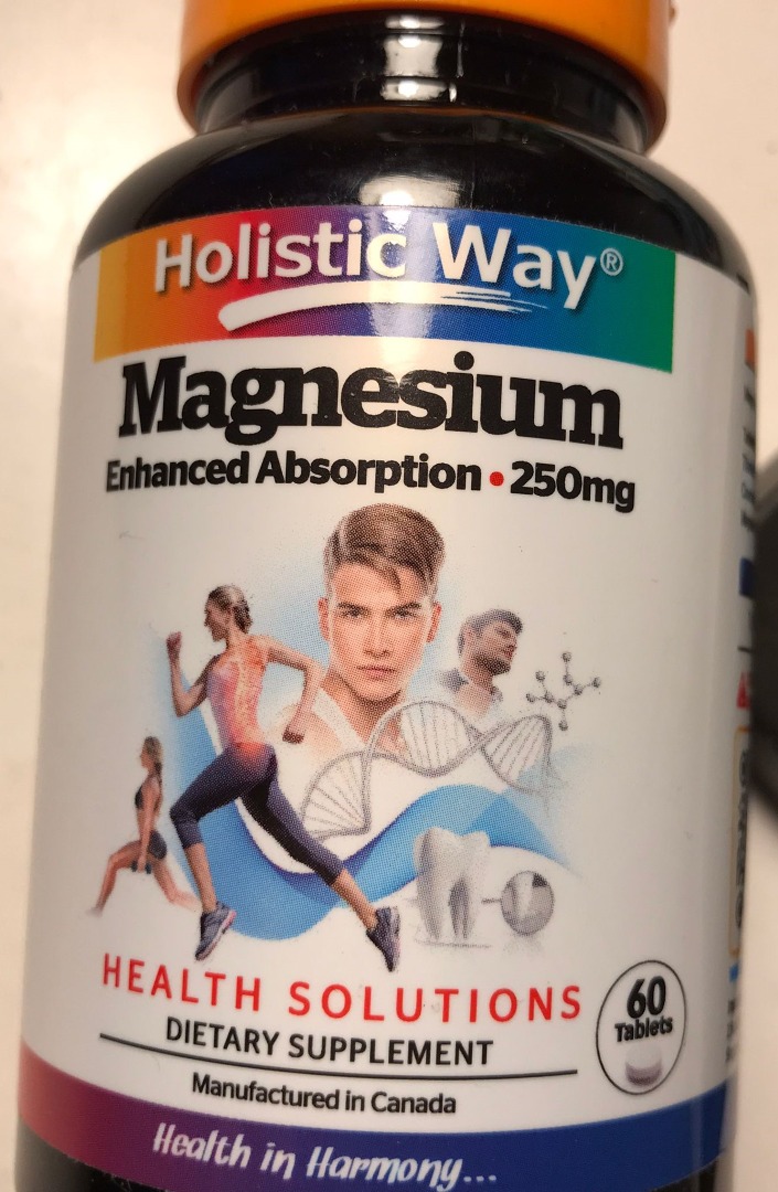 Magnesium Enhanced Absorption 250mg 60 tablets, Health & Nutrition ...