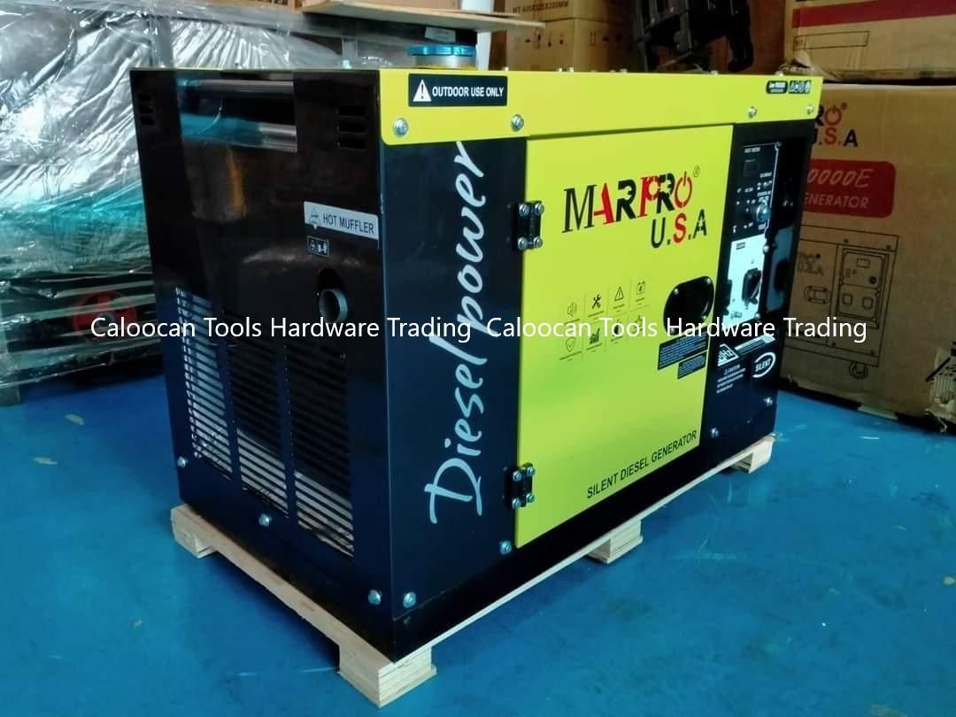 MarPro USA 10kva Key Start Silent Type Diesel Generator Set (MPD10000E ...