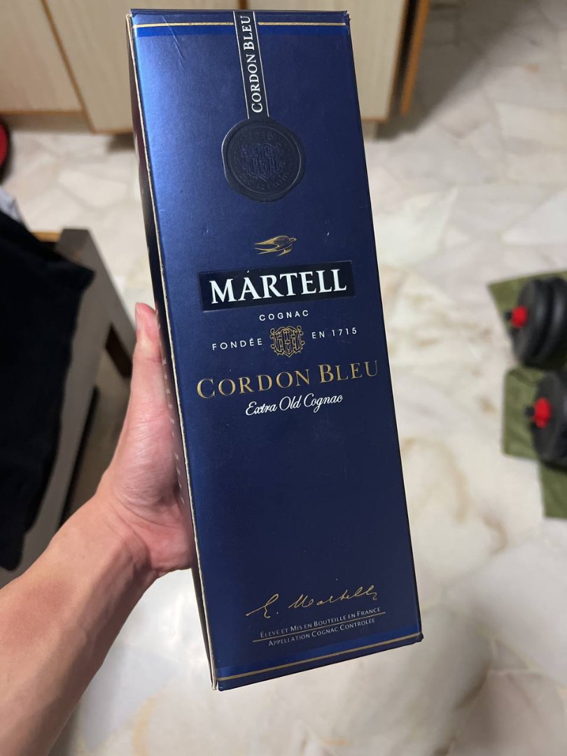 Martell Gordon Bleu VOL 70cl ABV 40% cognac, Food & Drinks, Alcoholic ...