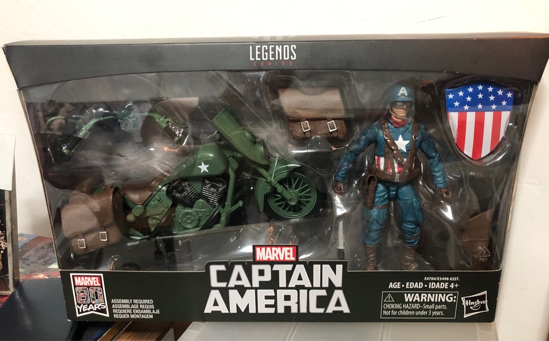Marvel legends captain America 80th 80 years yrs work war 2 e2 wwii WII ...