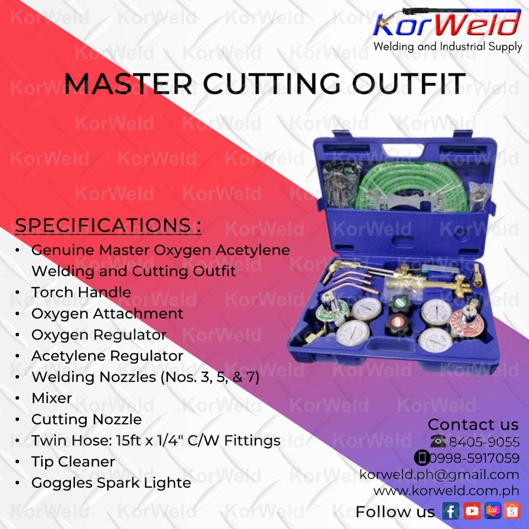 Master Cutting Outfit, Commercial & Industrial, Construction Tools ...