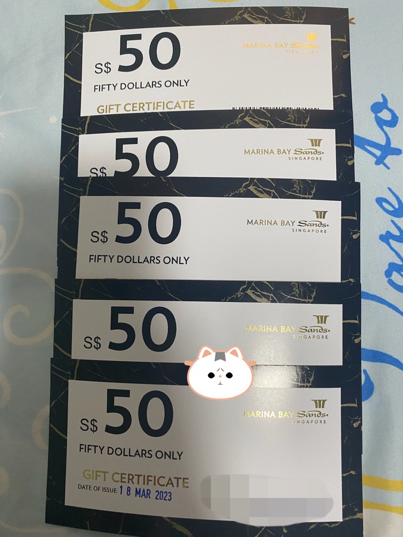 MBS voucher, Tickets & Vouchers, Vouchers on Carousell