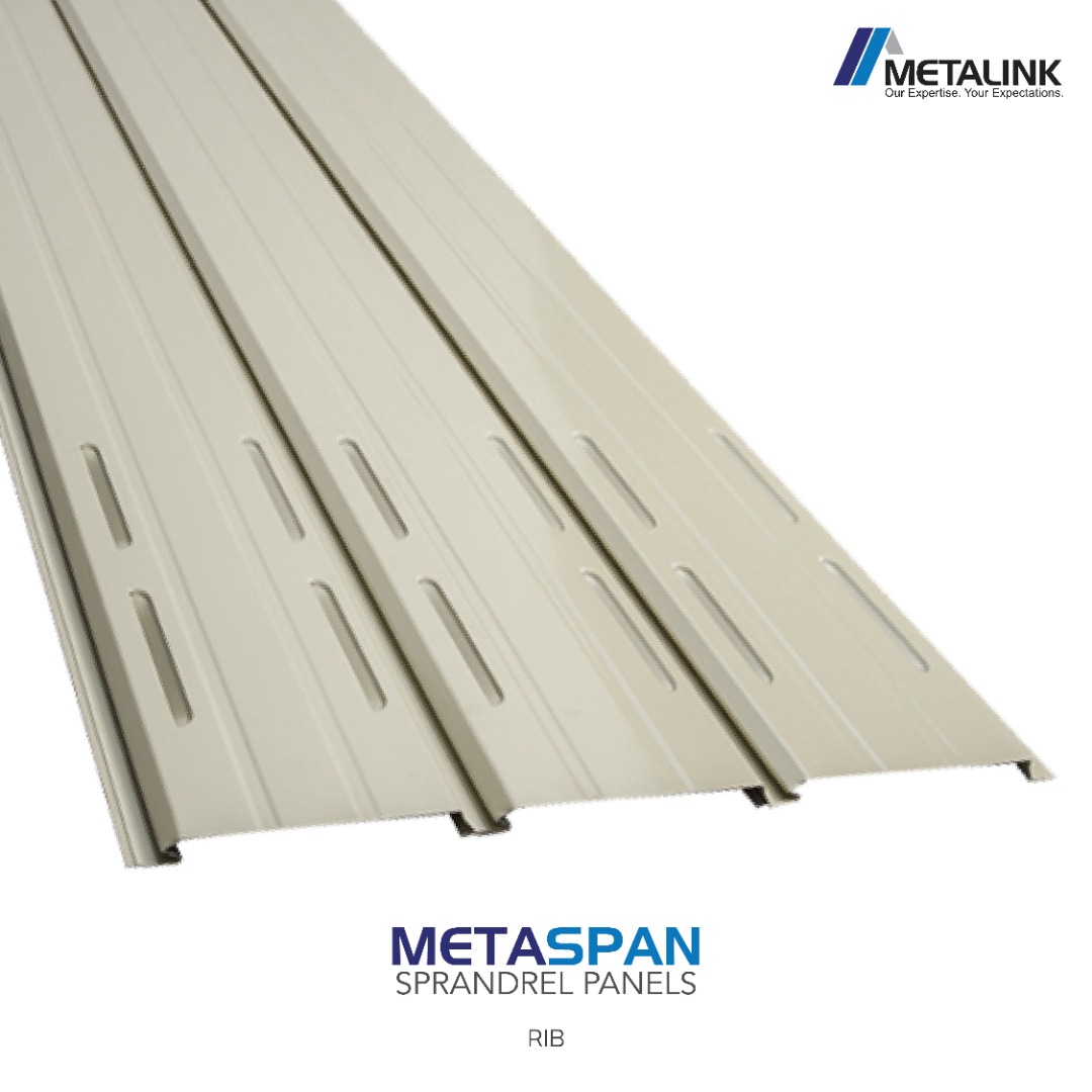 METAL SPANDREL RIB TYPE 6" PRE-PAINTED, Commercial & Industrial ...