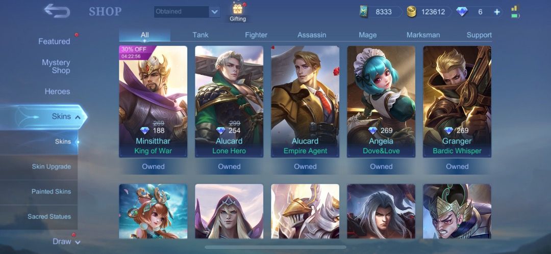 Mlbb yss collector with Freya epic skin with high winrate ysss, Video ...