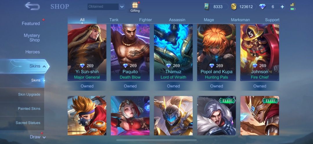 Mlbb yss collector with Freya epic skin with high winrate ysss, Video ...