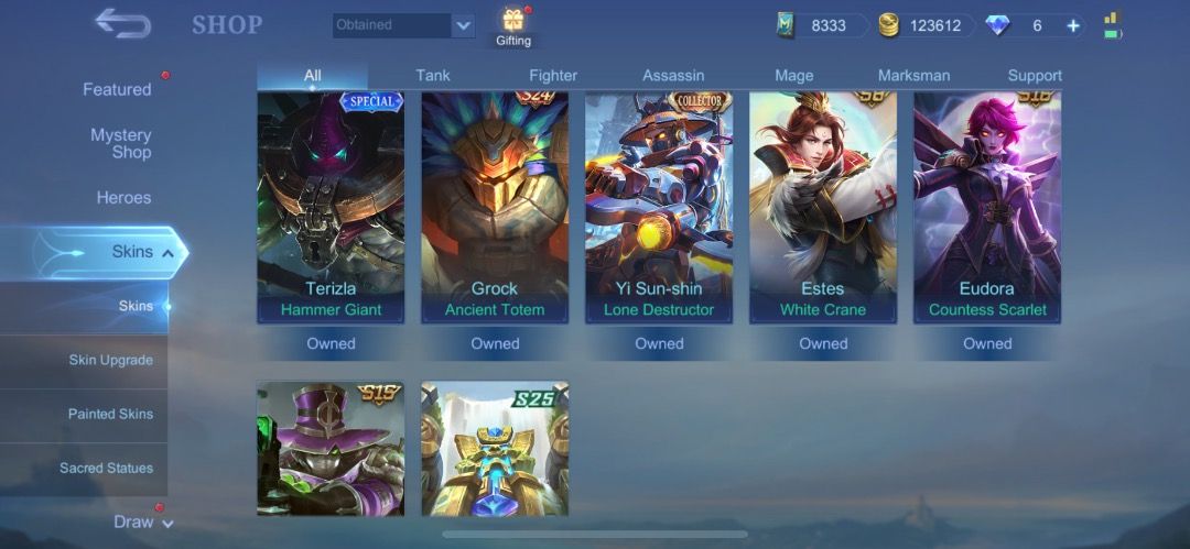 Mlbb yss collector with Freya epic skin with high winrate ysss, Video ...