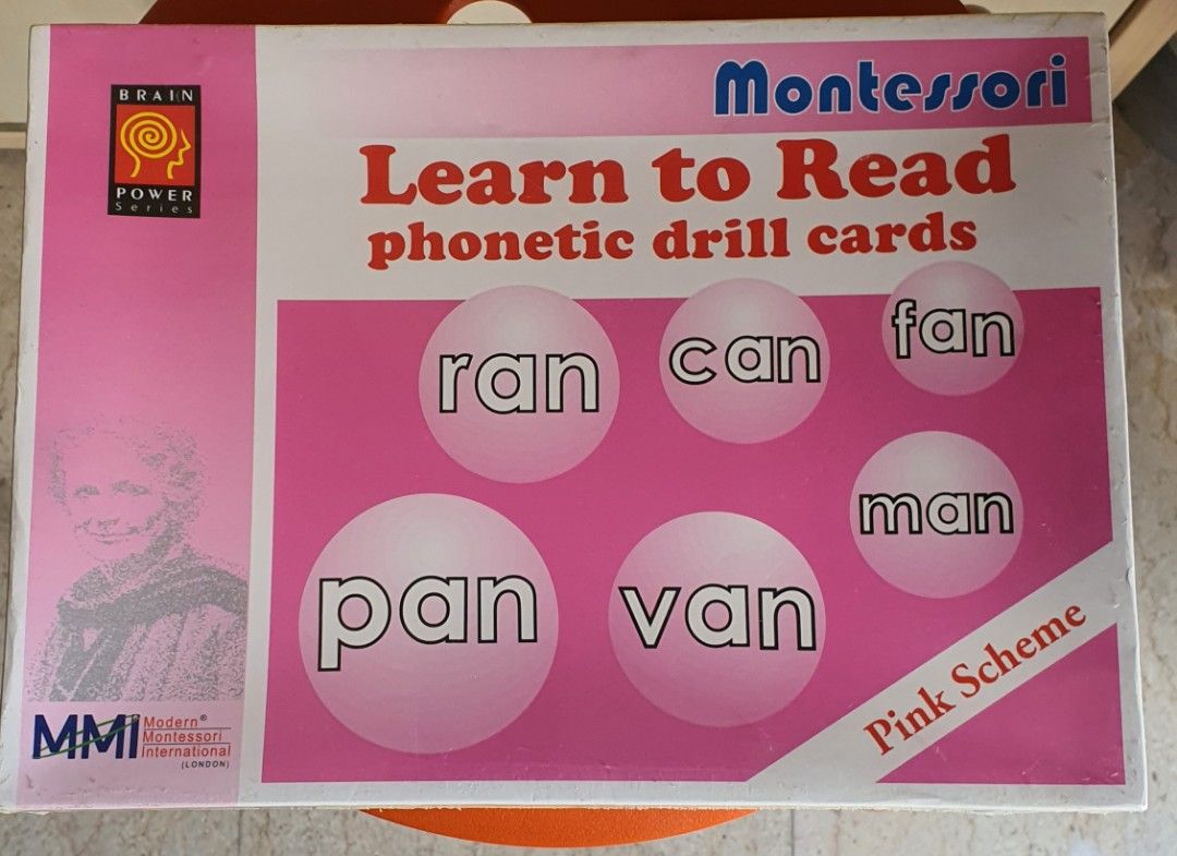 Montessori Learn to Read phonetic drill cards, Hobbies & Toys, Toys ...