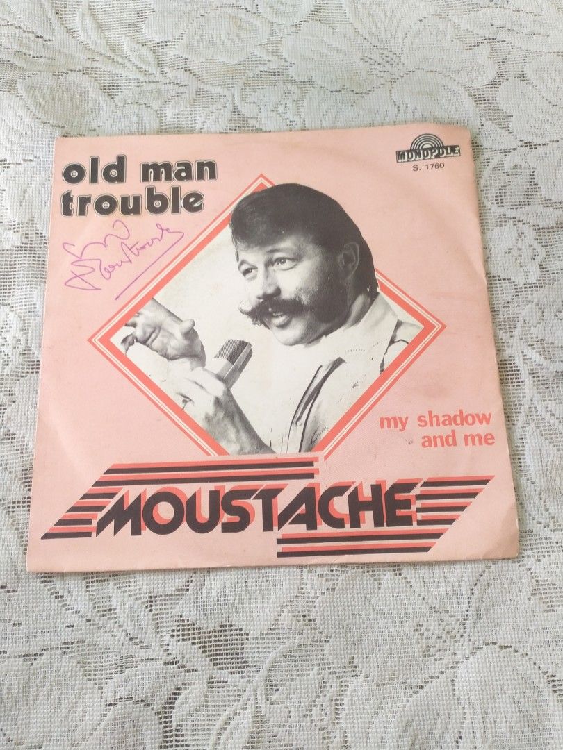 Moustache - Old Man Trouble (7" single) VINYL PLAKA on Carousell