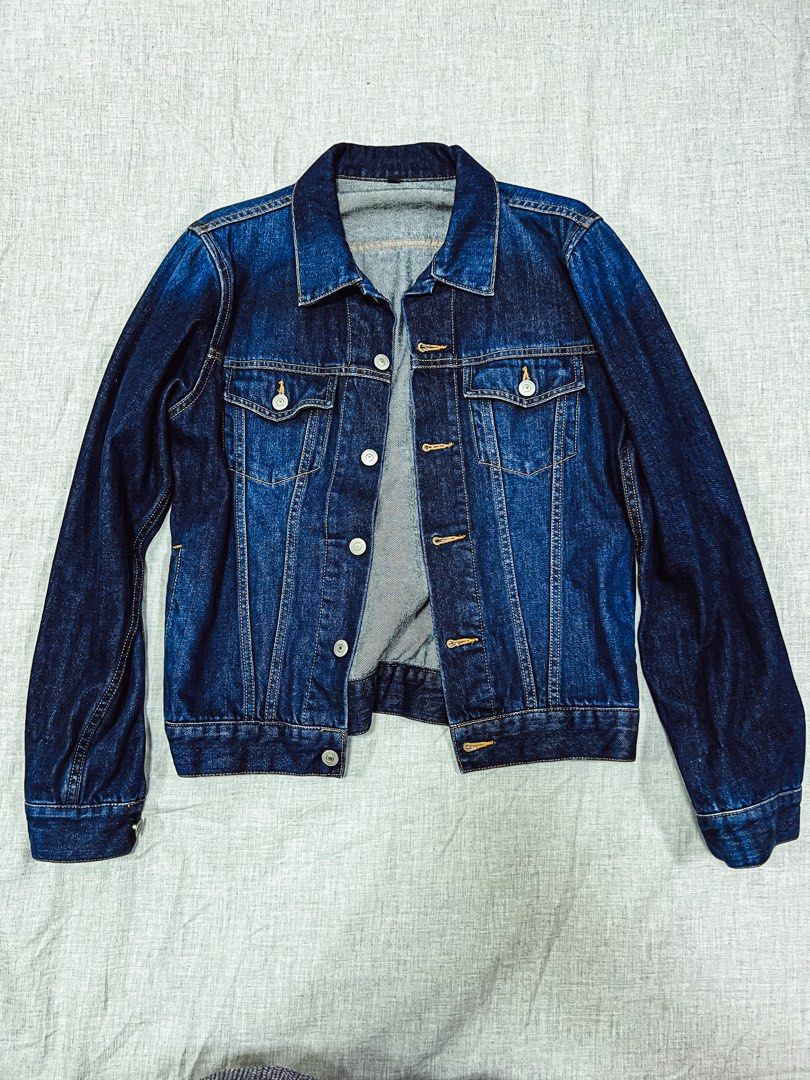 Muji Denim Jacket, Men's Fashion, Coats, Jackets and Outerwear on Carousell