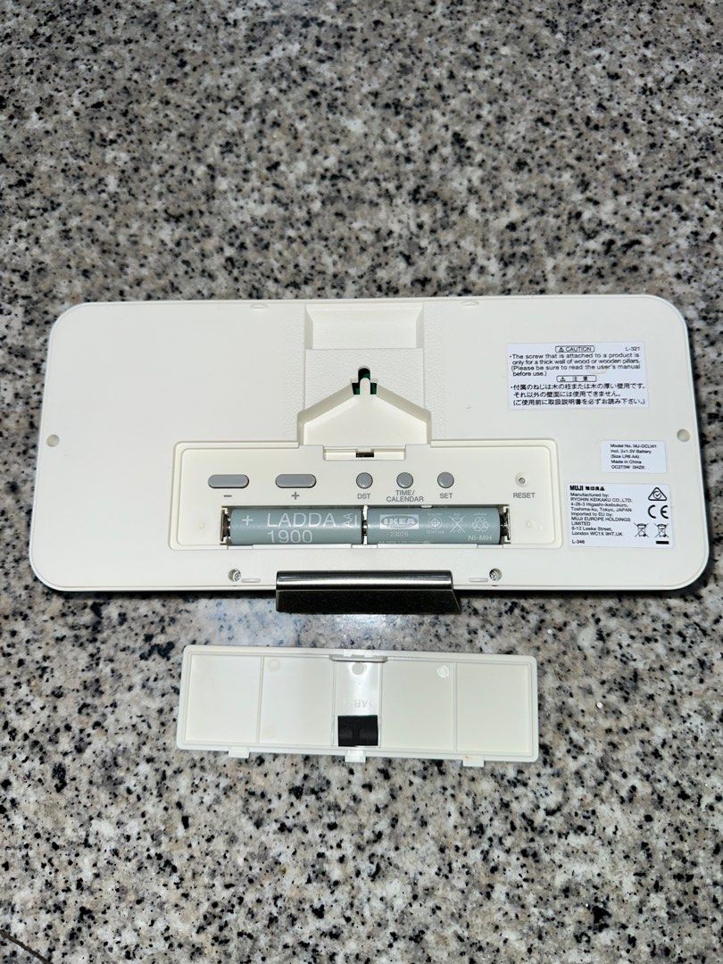 Muji Digital Clock, Furniture & Home Living, Home Decor, Clocks on ...