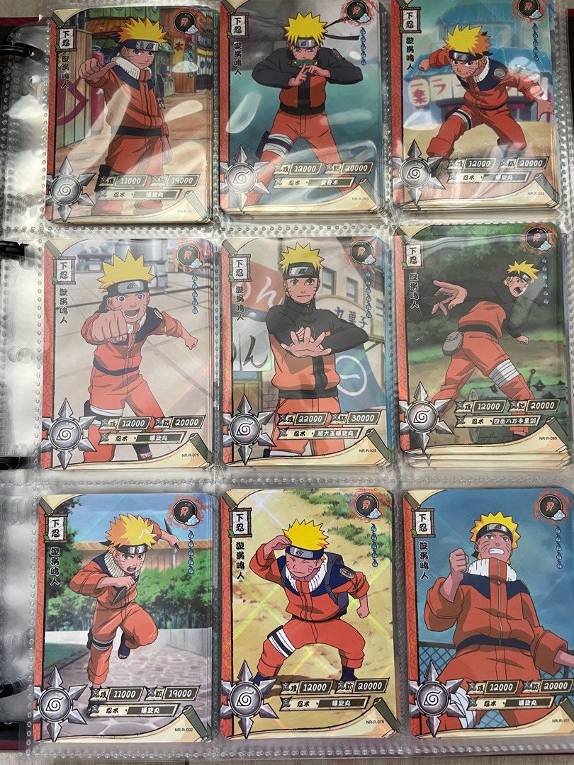 Naruto Kayou Card Binder and R Cards , Hobbies & Toys, Toys & Games on ...