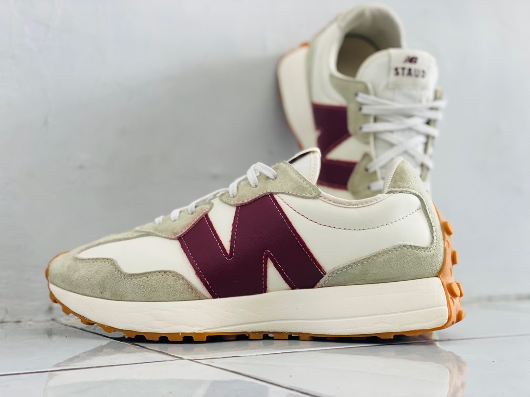 NB New Balance 327 Classic Burgundy, Fesyen Pria, Sepatu , Sneakers di ...