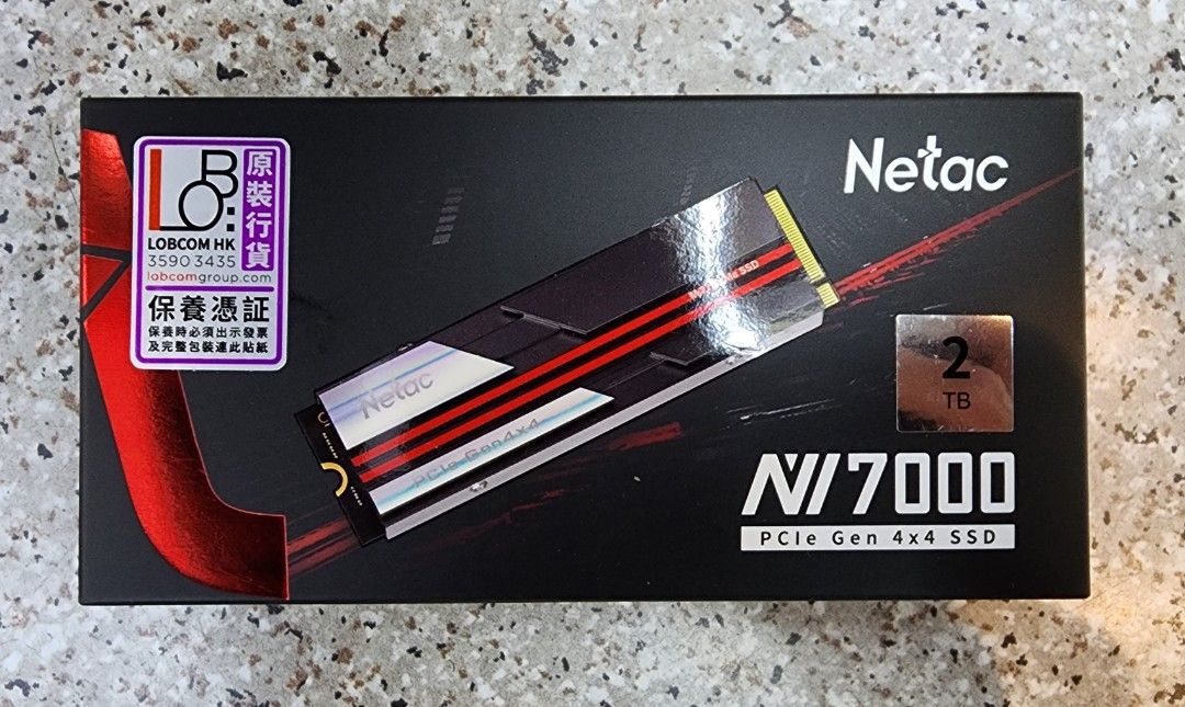 全新香港行貨Netac NV7000 PCIe Gen 4x4 SSD 1TB/2TB 支援PS5 playstation 5, 電腦＆科技 ...