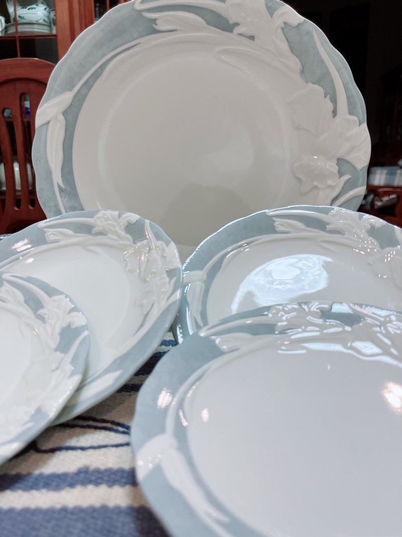 New! David Hicks of London set of 1 plate and 4 dessert plates plus 4 ...