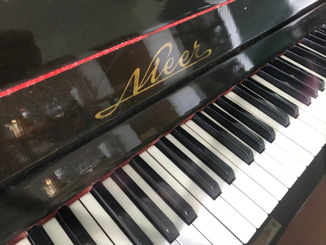 Nieer Upright Piano with Stool, Hobbies & Toys, Music & Media, Musical ...