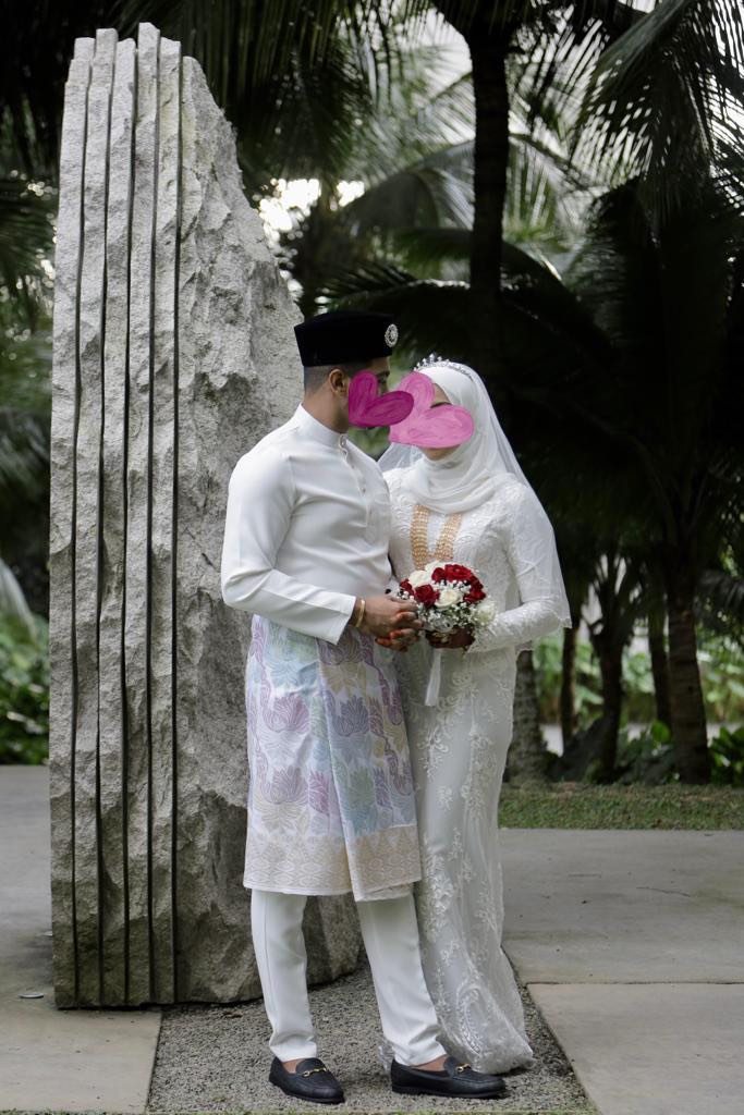 Nikah Set Couple Complete, Men's Fashion, Muslim Wear, Baju Melayu on ...