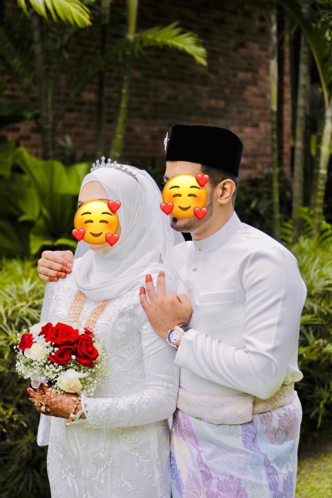 Nikah Set Couple Complete, Men's Fashion, Muslim Wear, Baju Melayu on ...