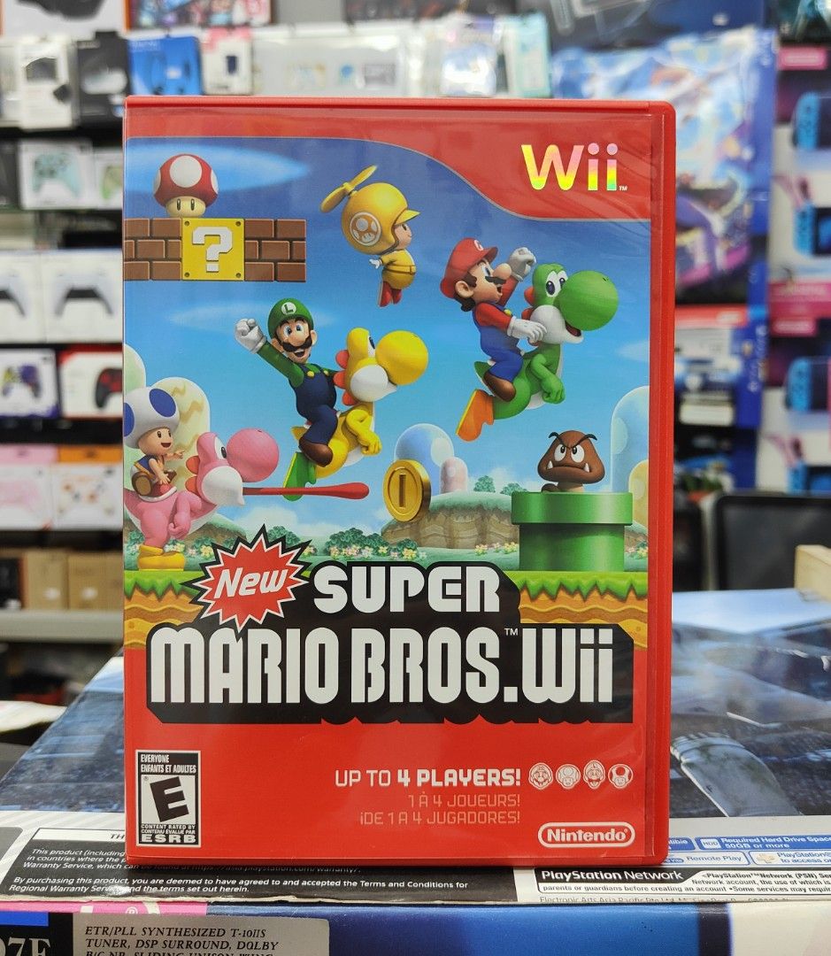 Nintendo Wii New Super Mario Bros Wii, Video Gaming, Video Games ...