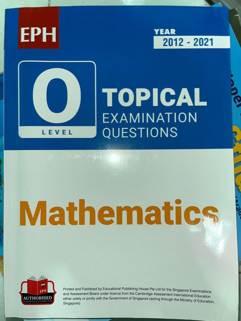 O Level Math Topical Exam Qns (2012-2021), Hobbies & Toys, Books ...