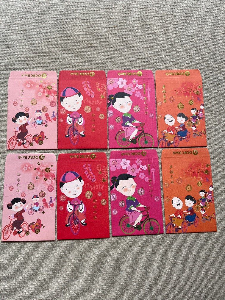 OCBC Ang Bao (8 pieces), Hobbies & Toys, Stationery & Craft, Other ...
