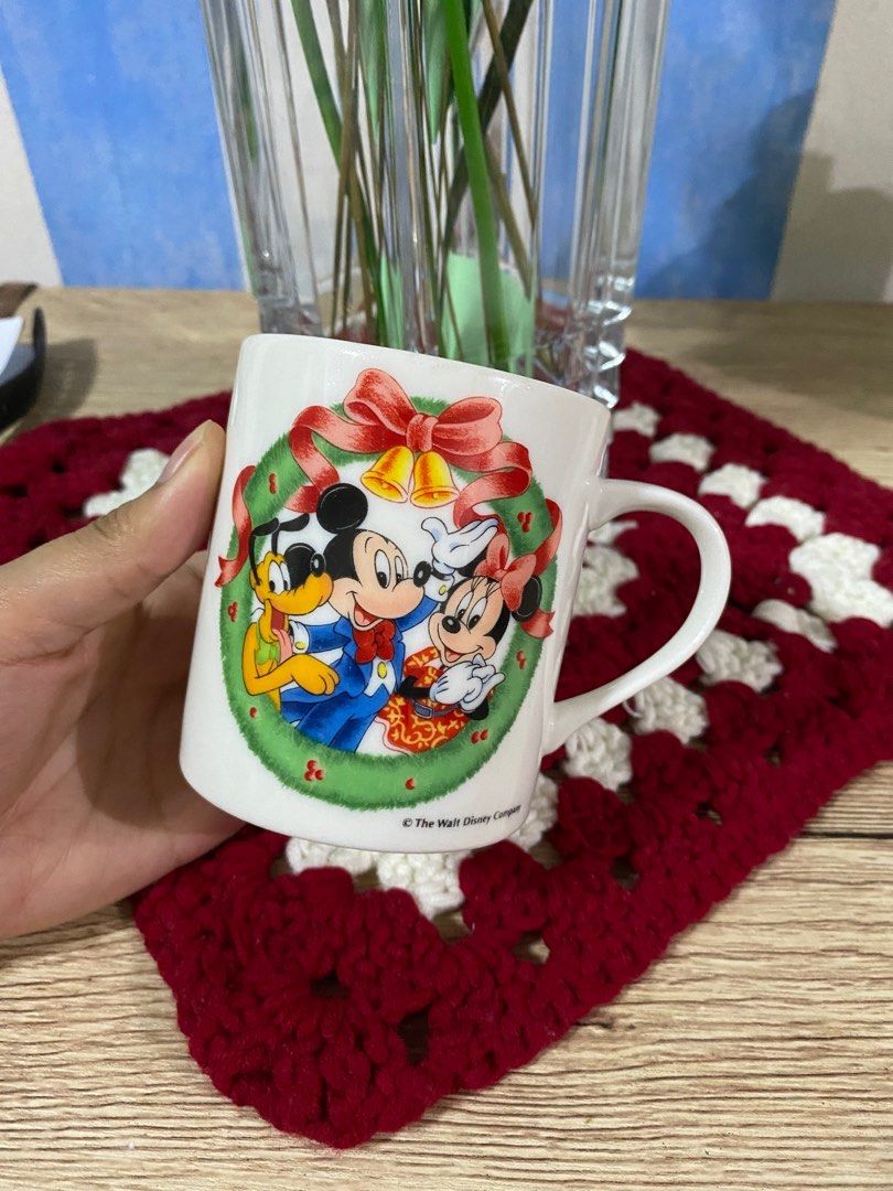 Original Disney Mickey and Minnie Mouse cup, Furniture & Home Living ...