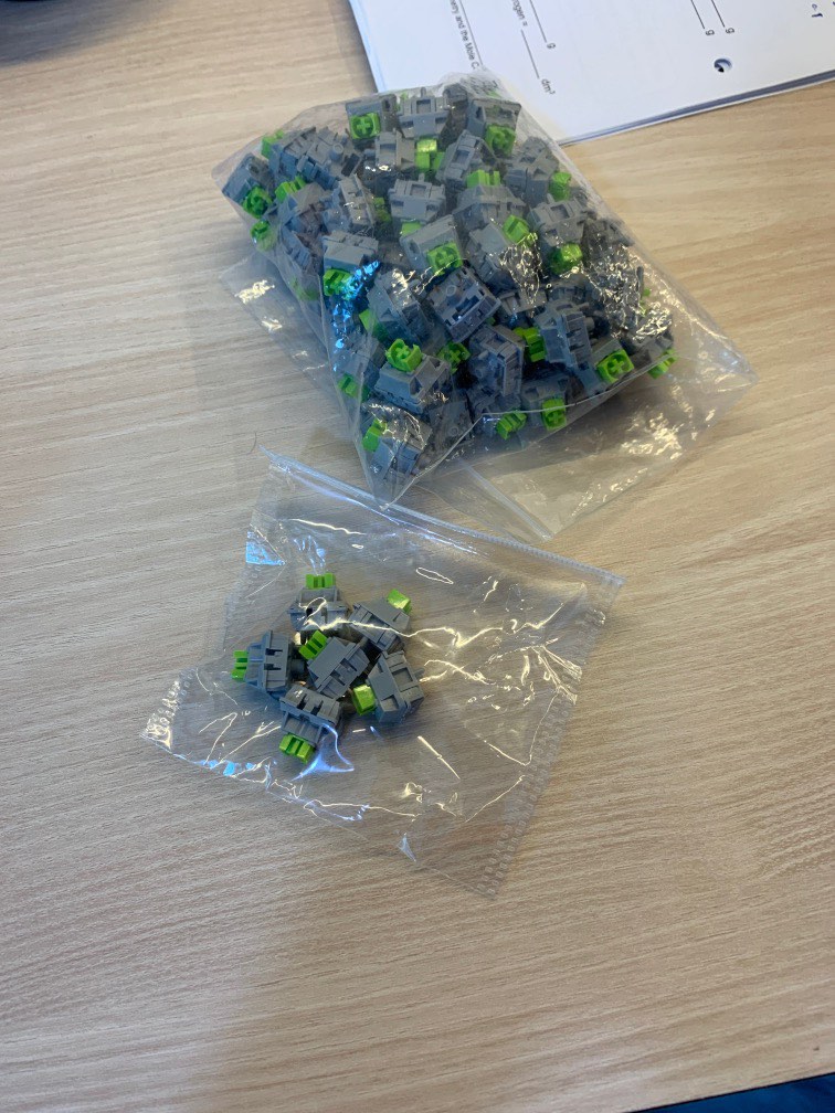 Owlab neon switch lubed x78 stock x6 custom keyboard linear switches ...