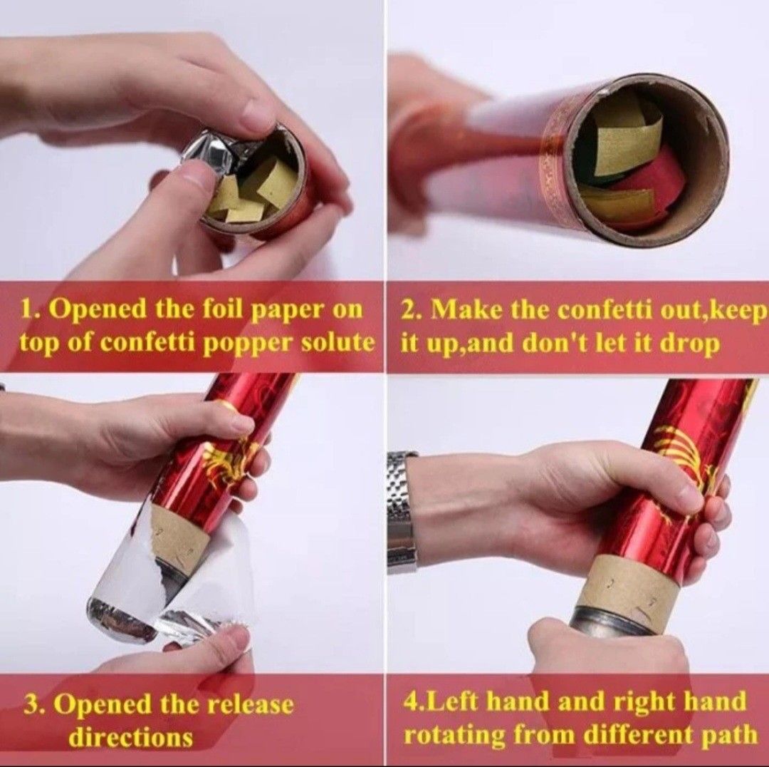 Party Popper Alat Semprot Ulang Tahun Hiasan Dekorasi, Desain ...