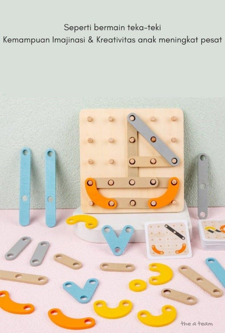 Pegboard, Toys & Collectibles, Permainan Papan & Kartu di Carousell