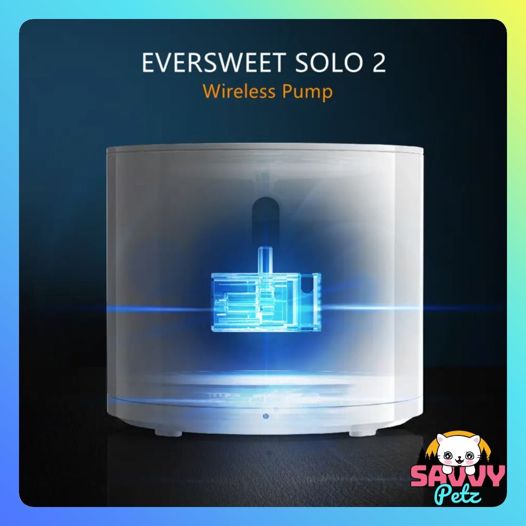 Petkit Eversweet Solo 2 Fountain Wireless Pump Automatic Water Fountain ...