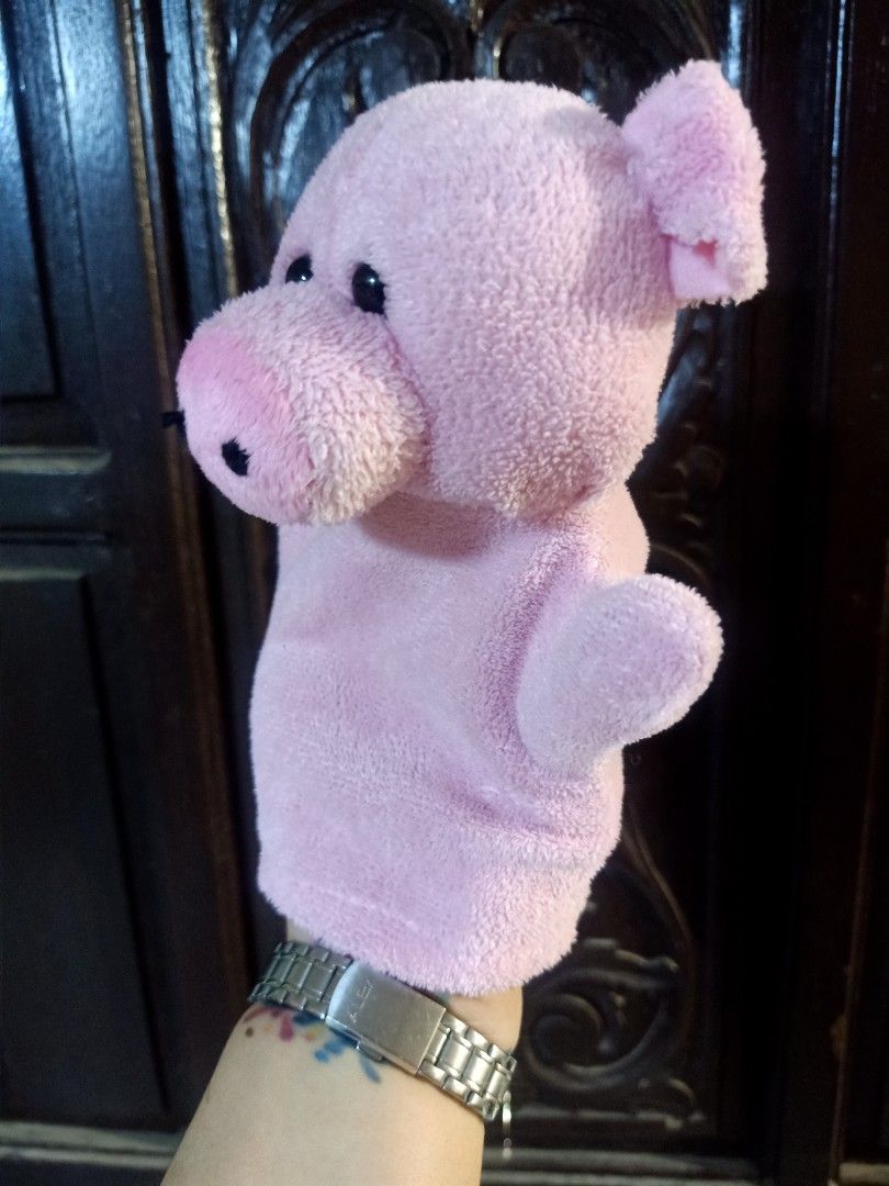 PIG HAND PUPPET, Hobbies & Toys, Toys & Games on Carousell