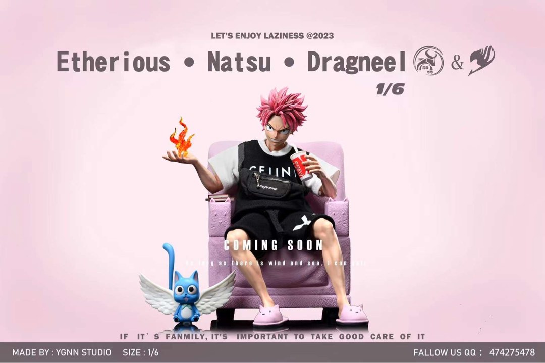 [PO] FairyTail|Natsu Dragneel, Hobbies & Toys, Toys & Games on Carousell