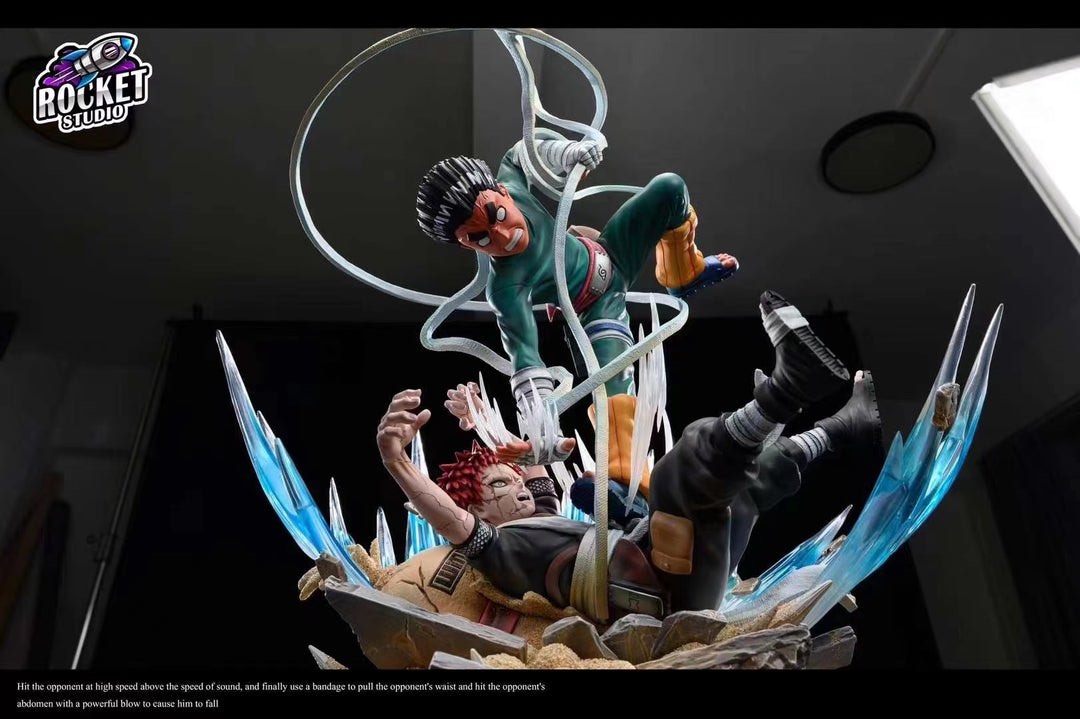 [PO] Rocket Studio - Naruto Rock Lee Reverse Lotus VS Gaara - StatuesGK ...