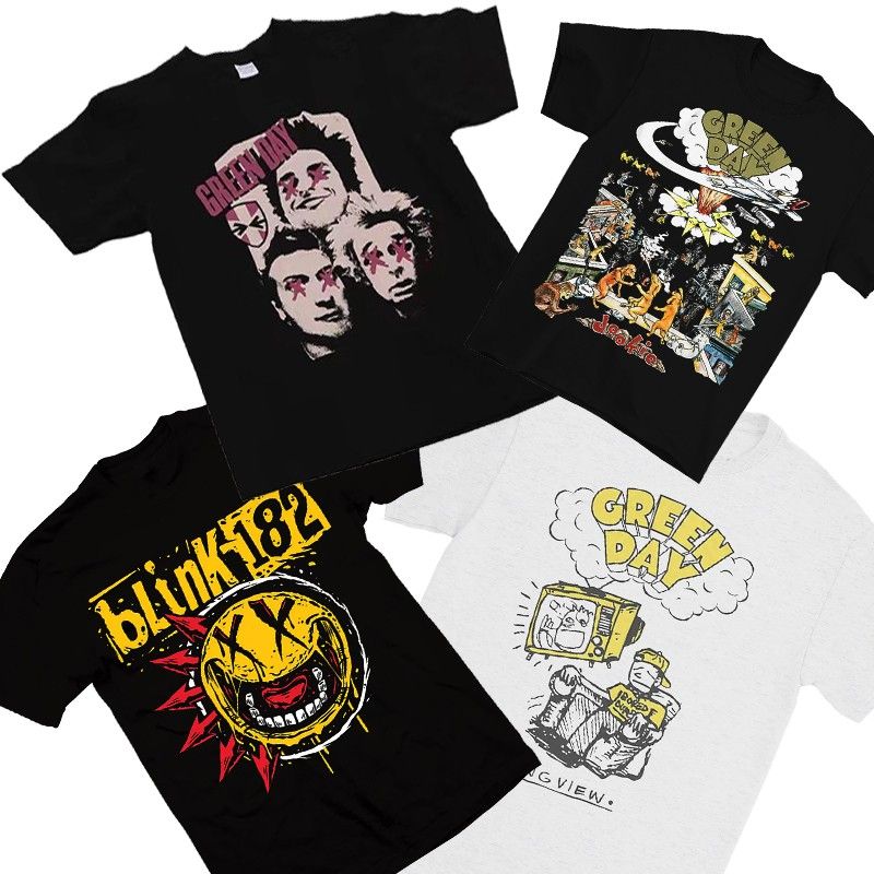 (PO) Unisex punk rock band vintage tees, Men's Fashion, Tops & Sets ...